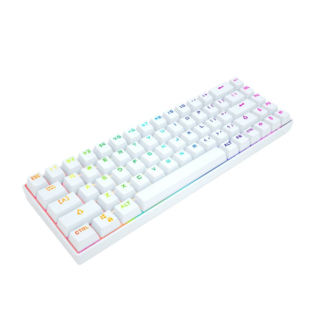 68Key Wireless Bluetooth Dual Mode Mechanical Green Tea Red Axis Keyboard