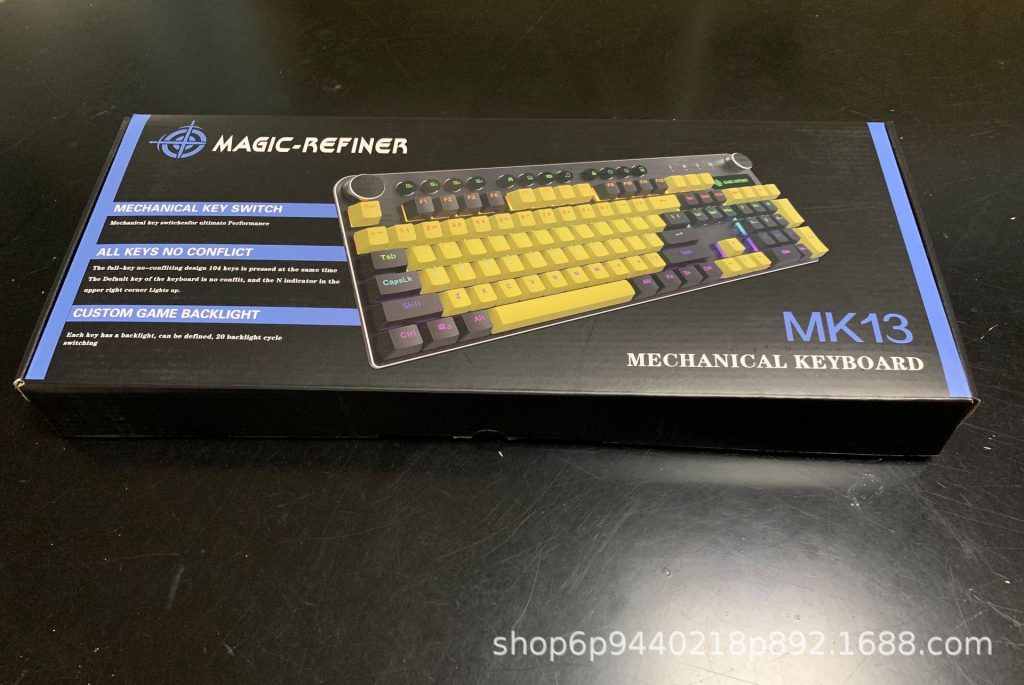 Mechanical keyboard multimedia keys in one gaming office real ...