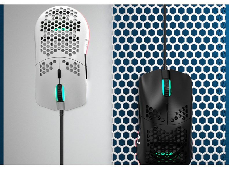 Lightweight wired hollow mouse