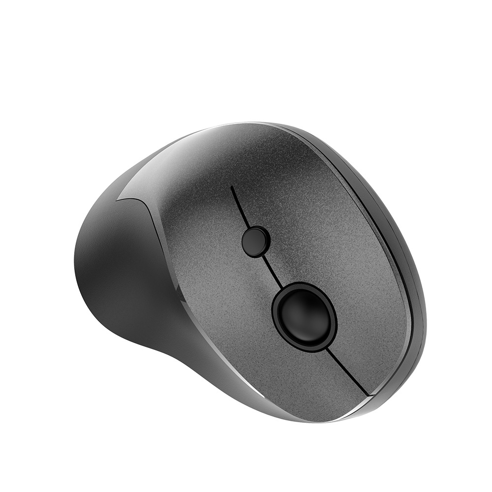 Ergonomic vertical grip wireless vertical mouse