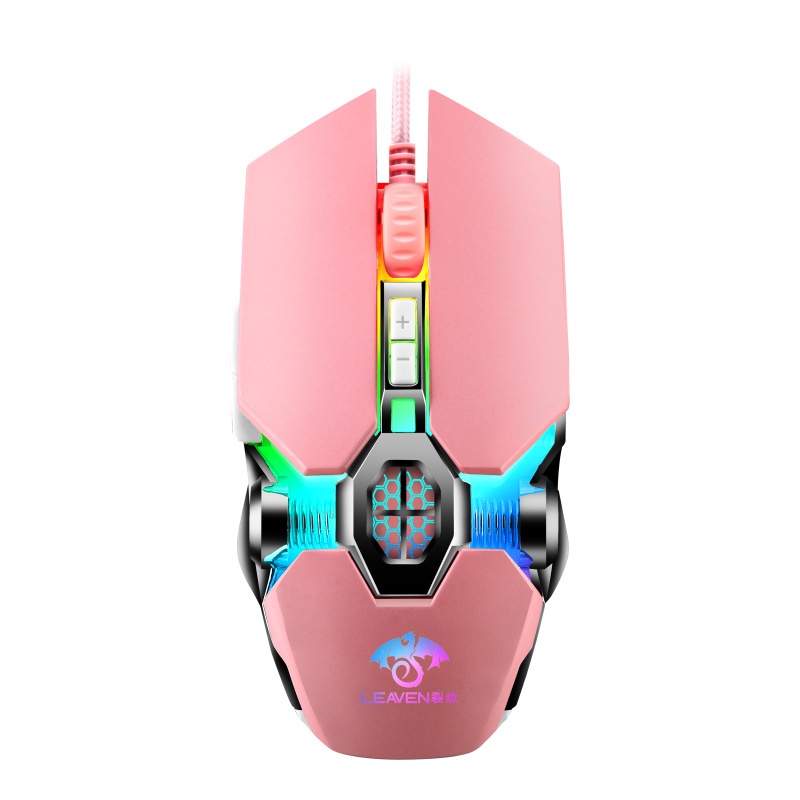 Wired office gaming water-cooled mechanical mouse