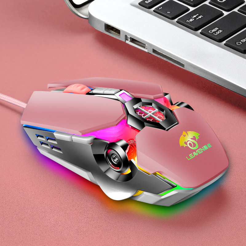 Wired office gaming water-cooled mechanical mouse